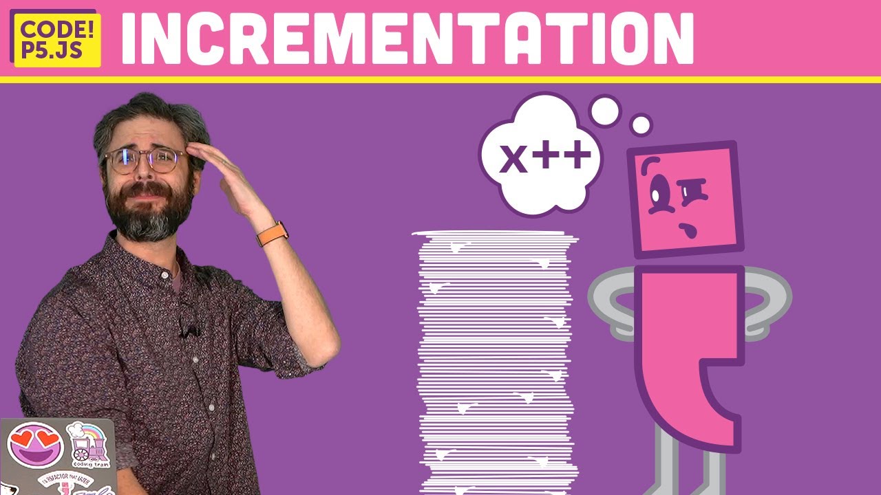 2.3: Incrementation Operators - p5.js Tutorial