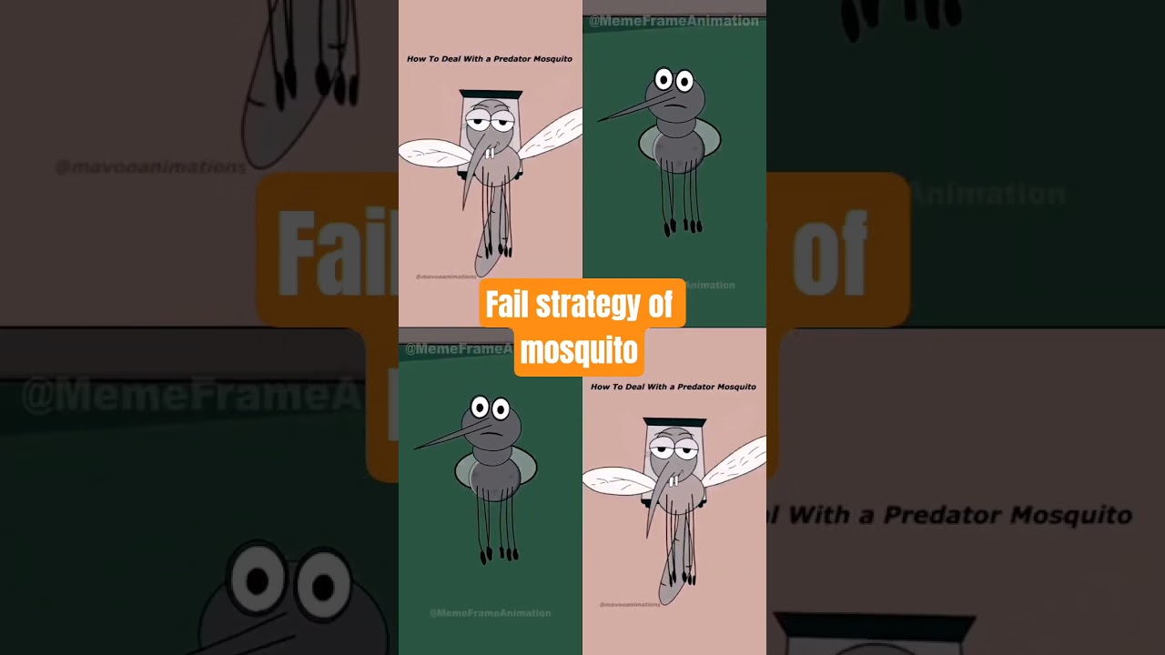 Failed strategy of mosquito #animation #memes #funny #cartoon #sprunki #usa #incredibox #usafunny