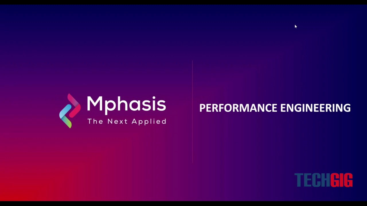 Performance Engineering Concepts