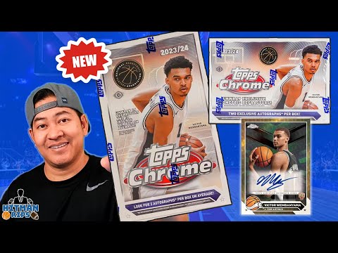 TOPPS CHROME BASKETBALL IS HERE! LeBron & Wembanyama Autos! 2023-24 Chrome Hobby & Breakers Delight