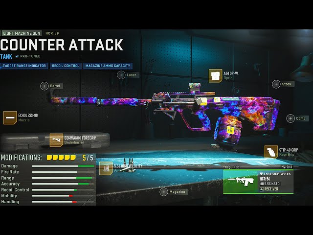 Best Warzone 2 Season 2 HCR 56 loadout for the battle royale