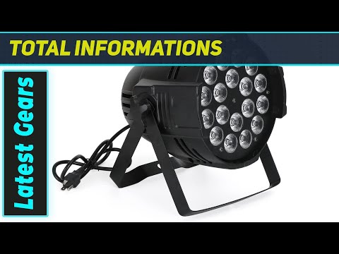 Topteng 18 LED Par Light: Powerful & Bright Stage Wash