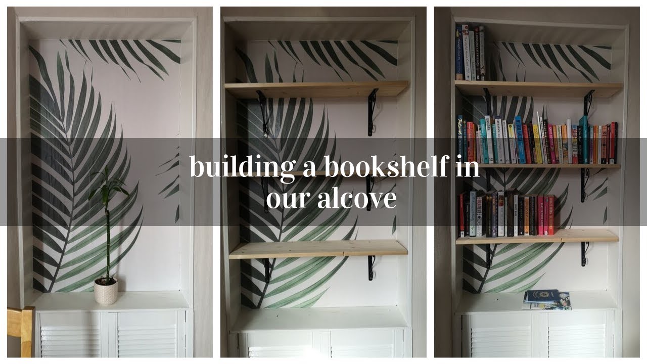🌟 We built a bookshelf in our alcove 🌟  | Pull Down The Moon