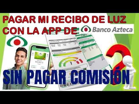 Cómo pagar mi recibo de Luz CFE APP de Banco Azteca /GRATIS Y SIN COMISIÓN 2024