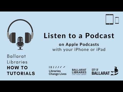Listen to podcasts with Apple Podcasts