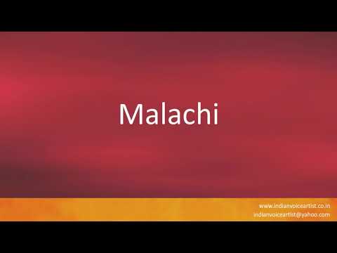 How to pronounce "Malachi". (Bible)