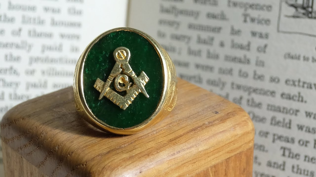 Masonic Ring by Regnas at Etsy