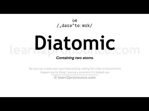 Pronunciation of Diatomic | Definition of Diatomic