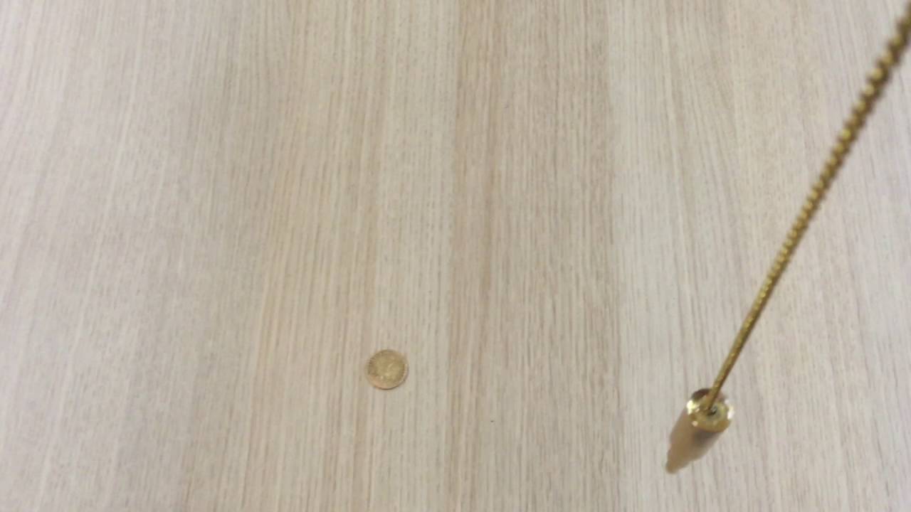 COMPASS GOLD PENDULUM