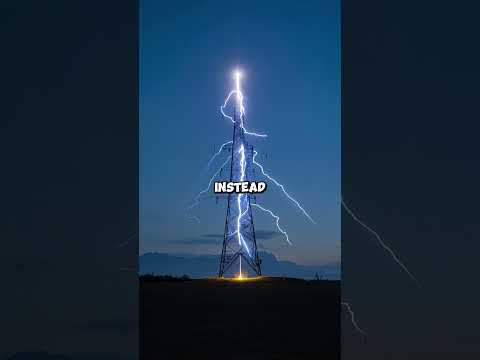 Ever Wondered How Lightning Rods Actually Work? #shorts
