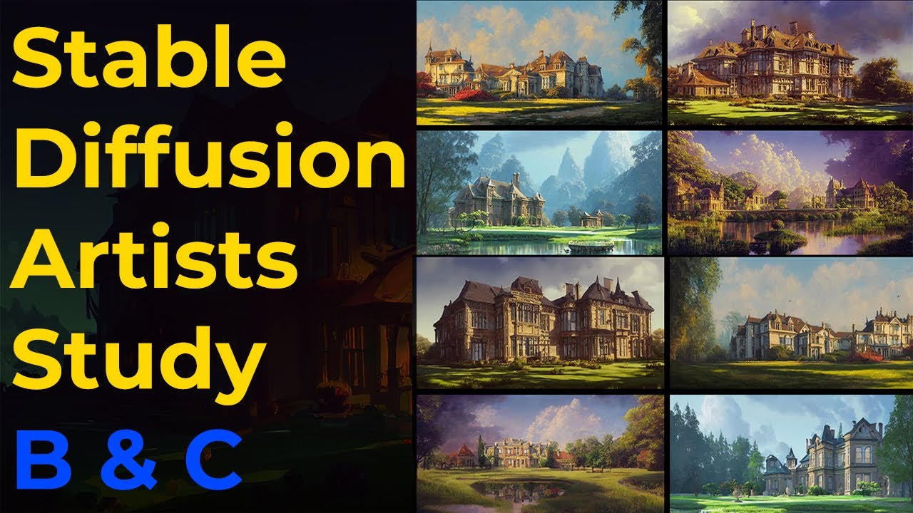 #stableDiffusion A Stable Diffusion Artist Study [ B & C ]