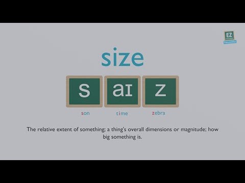 How to pronounce size ?
