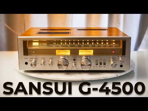 🎶 Sansui G-4500 Pure Power Stereo Receiver w/ Wood Case — | Reverb