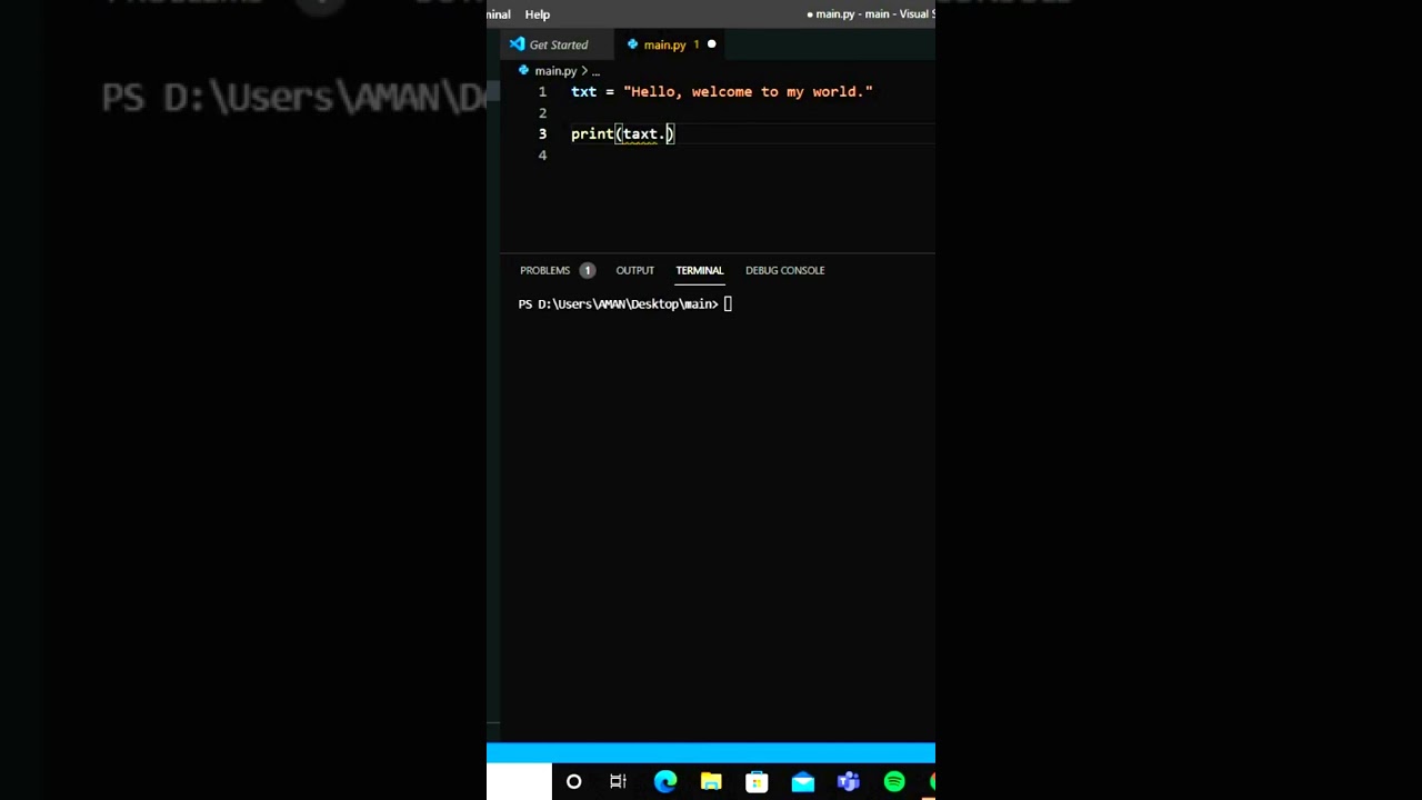 endswith() function in python | Python #shorts