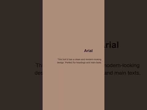 Top 5 Professional Fonts in Canva for Clean Branding | @ArtDiary5771