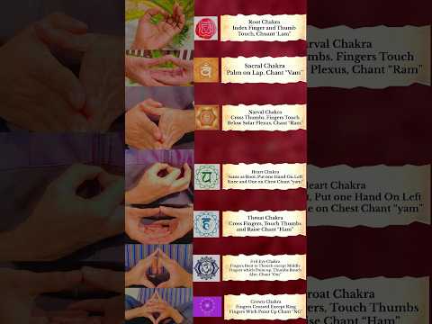 7 Mudras to Unlock Your 7 Chakras #yoga #7chakrameditation #meditation #7chakrahealing