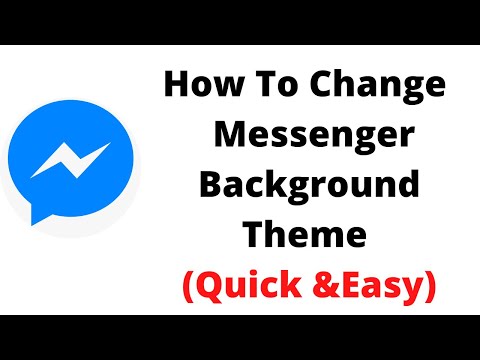 How to Change Messenger Background Theme,How to Change Facebook Messenger Background Theme