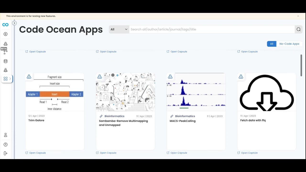 Apps Library Overview