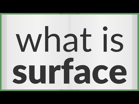 Surface | meaning of Surface