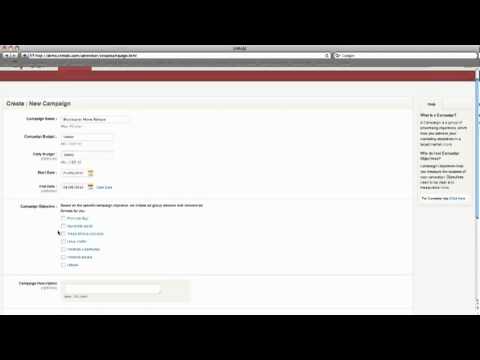 New InMobi Advertiser Interface - Creating New Campaigns