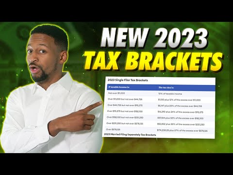 New IRS Inflation Adjusted Tax Bracket for 2023