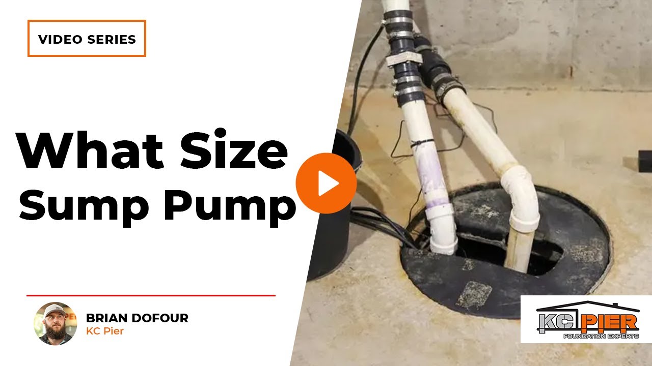 What Size Sump Pump Do I Need? | KC Pier