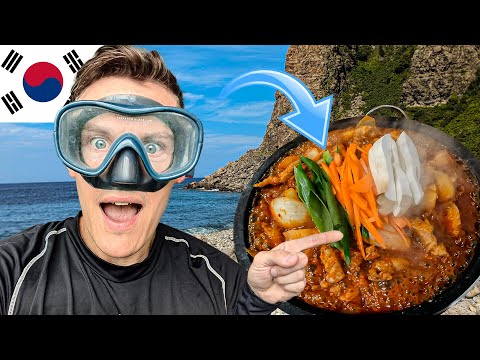 Korea's best ever Food found on beautiful ulleongdo Island!? #울릉도