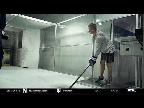 Brandon Biro's Approach to his Slap Shot | B1G Hockey