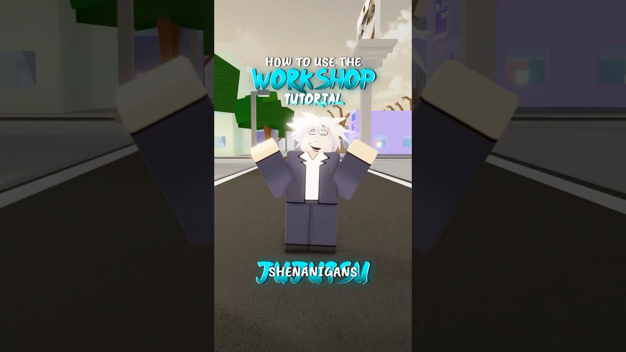 Workshop tutorial for JJS beginners #jujutsushenanigans #roblox