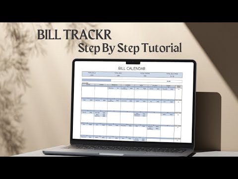 How to Track Bill Payments and Due Dates Using a Bill Tracker- Monthly Bill Calendar Template