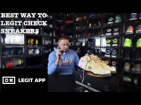THE BEST WAY TO LEGIT CHECK YOUR SNEAKERS!! ARE THEY REAL? @LEGITAPP