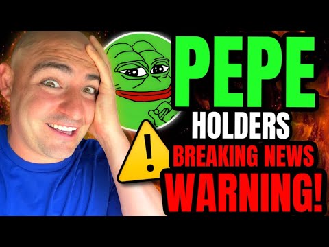 PEPE Crypto NEWS ALERT! (Pay Attention To THIS For PEPE Coin!) Pepe Price Prediction