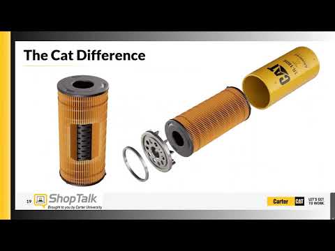 Carter Machinery ShopTalk: Cat® Genuine Filters