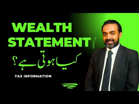 What is a wealth statement? | دولت کا بیان کیا ہے؟