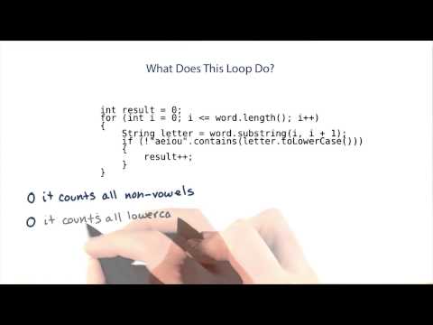 Learn What Does this Loop Do with Word Intro to Java Programming - Mind Luster