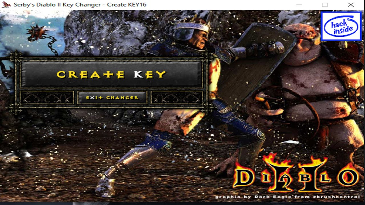 D2Etal Resurrected Serby's cd key creator, changer, viewer