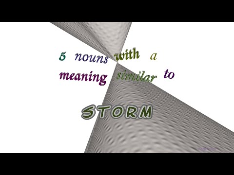 storm - 7 nouns meaning storm (sentence examples)