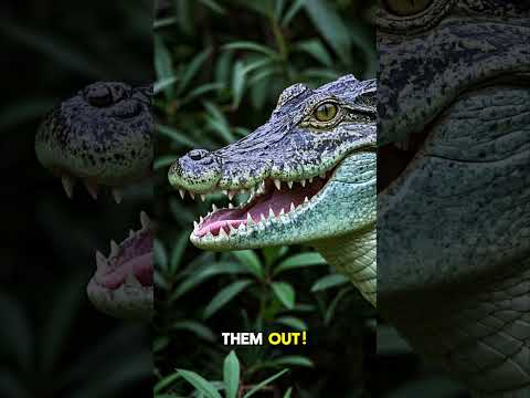Crocodiles Can’t Stick Out Their Tongues