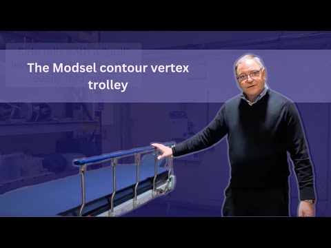 The Modsel contour vertex trolley for maxillofacial or ENT procedures.