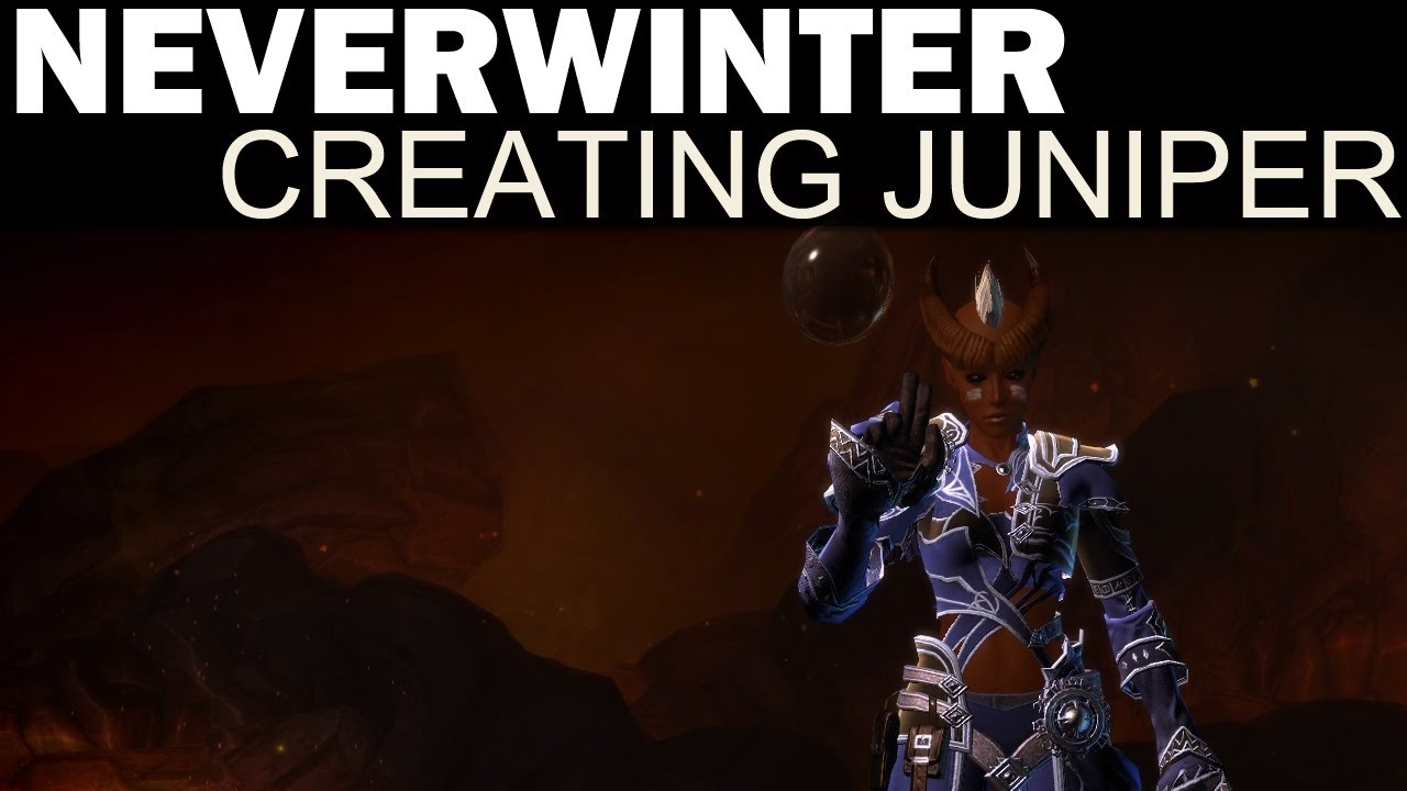 Neverwinter - Creating Juniper (Tiefling Control Wizard)