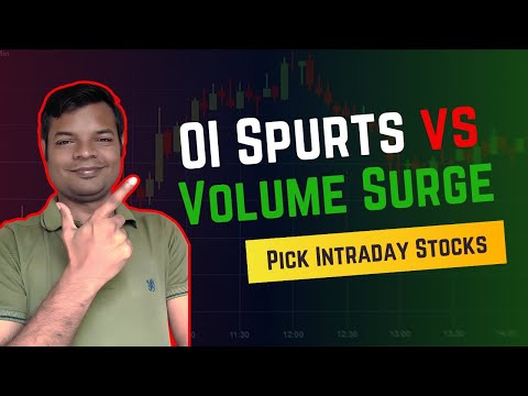 OI Spurts Vs Volume Surge - A Holy Grail for Intraday Stocks