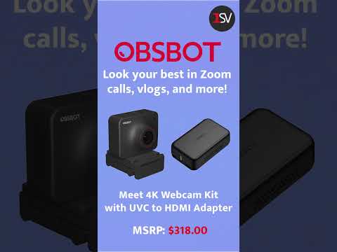 OBSBOT's Meet 4K Webcam Kit: The Perfect Webcam Solution!