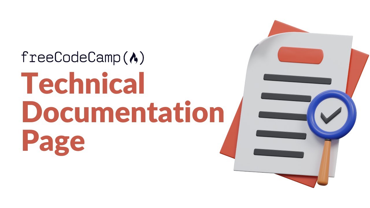 Build a Technical Documentation Page (Solution) | FreeCodeCamp Walkthrough - HTML & CSS Tutorial.