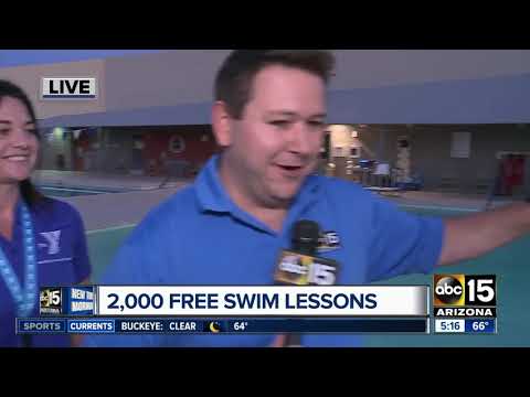 2,000 free swim lessons at YMCA