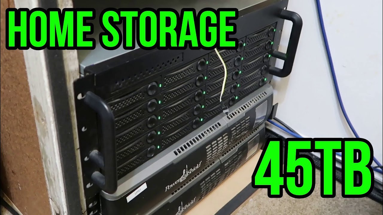 How I store my data, 22 Hard drive storage Server / NAS