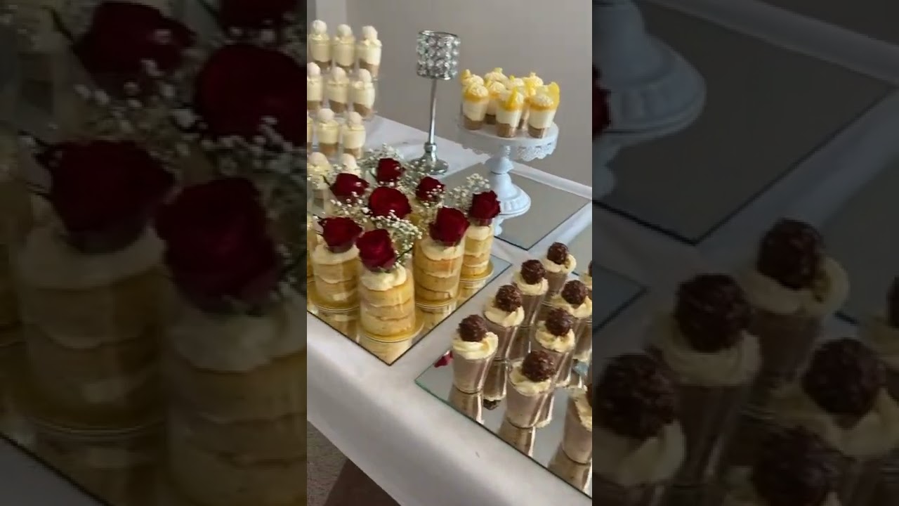wedding dessert table/wedding desserts/party appetizers