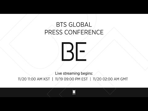 Watch BTS Global Press Conference for “BE” Album | Swahili Bangtan