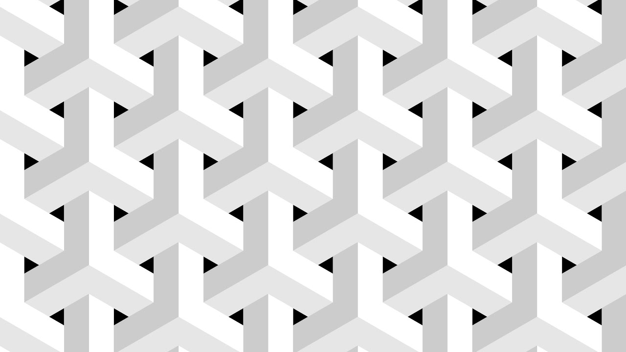 Corel DRAW tutorials | Design patterns | 3d white | Polygon | 093