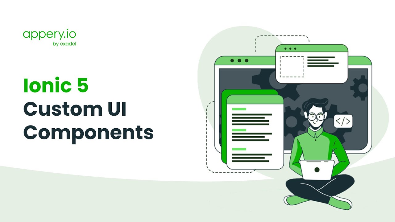Ionic 5 Custom UI Components App Template