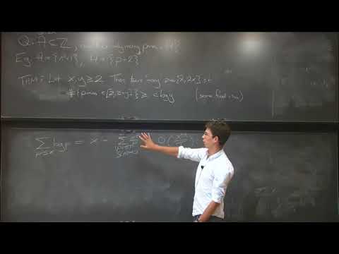 The distribution of primes and zeros of Riemann's Zeta function - James Maynard